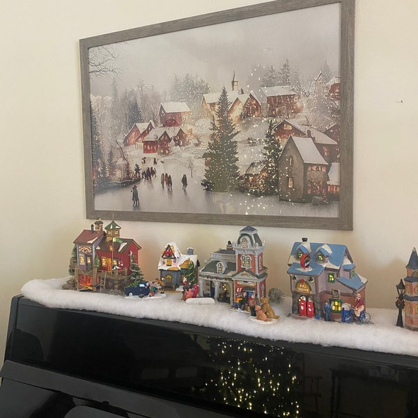 Winter Print | Watercolor Christmas Painting | PRINTABLE Wall Art ...