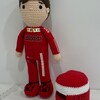 Charles Leclerc Ferrari F1 Formula 1 Racing Driver Crochet Plushie Doll ...