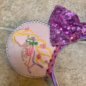 Rapunzel From Tangled With Pascal Sketch Digital Embroidery Machine ...