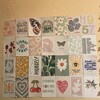 50pcs Grunge Pinterest Stickers, Downtown Girl Aesthetic, Dorm Room ...