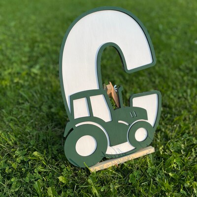 FARM TRACTOR A to Z Alphabet Set Numbers SVG File - Etsy