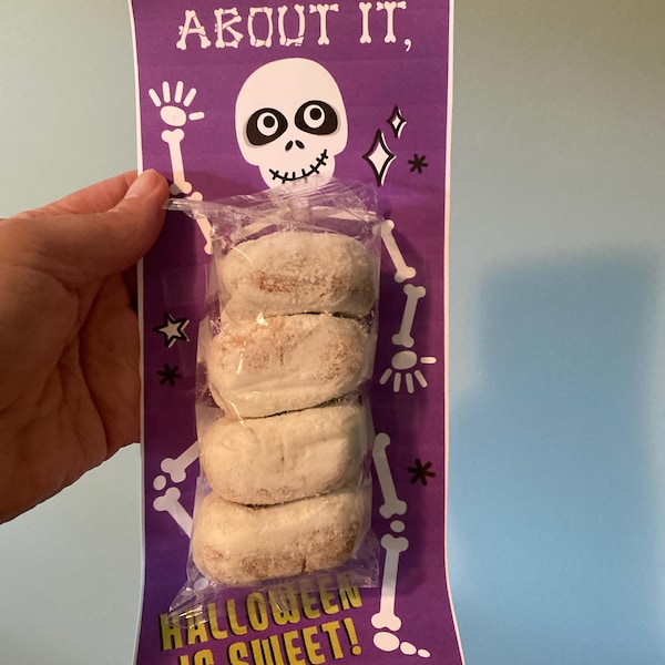 Donut Skeleton Printable, Halloween Printable, Classroom Halloween ...