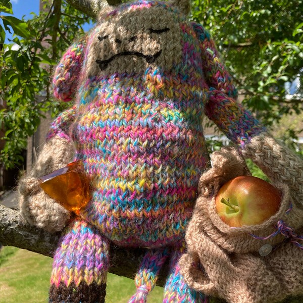 Trusty Troll With Rucksack and Toolbelt Knitting Pattern - Etsy
