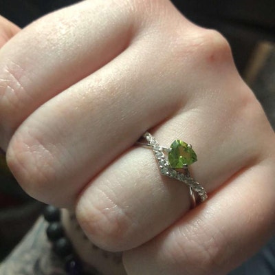 Unique 925 Sterling Silver Art Deco Promise Ring for Her, Antique Style ...