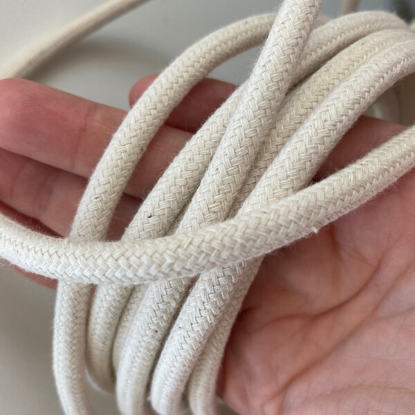 Cotton Textile Cable 1-25m (3-80ft) Fabric Covered Wire Fabric Lamp ...