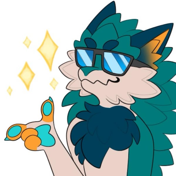 Digital Nardoragon Furry Emote/sticker Bases (pack 3) - Etsy