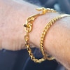 24k Solid Gold Chain Link 3mm. Pure Gold Link Chain Necklace. 9999 Fine ...