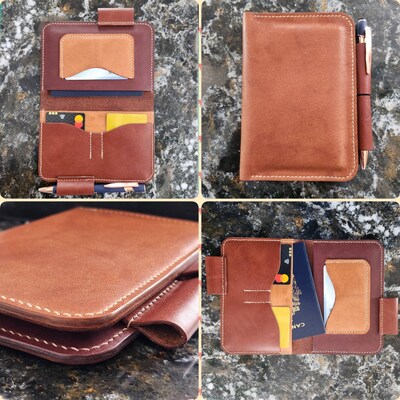 Notebook or Passport Leather Cover PDF Pattern, Field Notes Cover ...