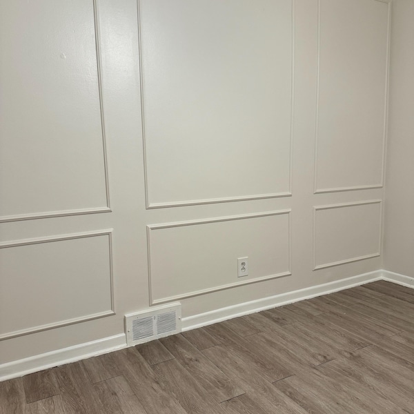 Wall Molding Package Ready to Assemble Wall Paneling Kit Pre-cut ...