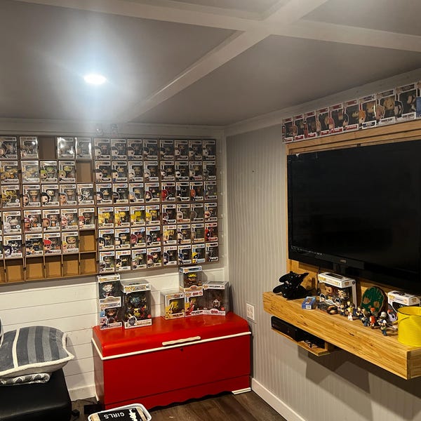 Funko Pop Display Kubbies TWELVE PACK! Black or White. Single Row! - Etsy