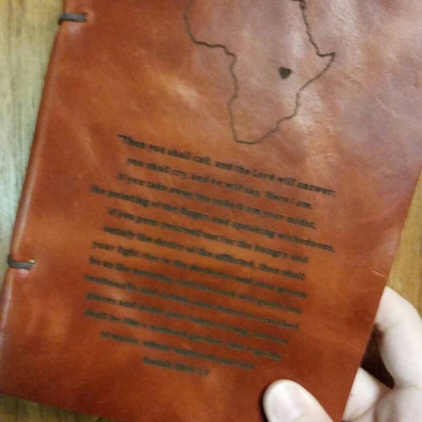 Personalized Monogrammed Engraved Notebook Leather Travel Diary ...