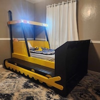 Twin Size Front End Loader Bed PLANS (plans Only), Create a ...