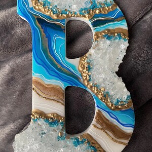 Geode Letter Art, Resin Geode Letter, Custom Letter, Luxury Custom ...