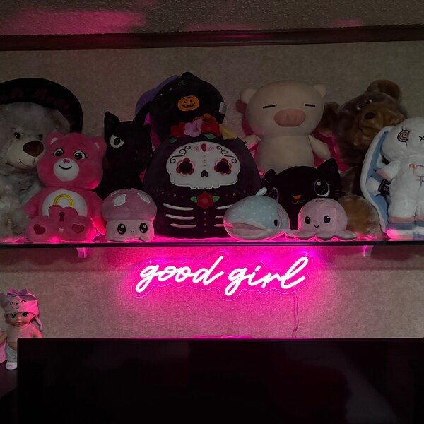 Good Girl Neon Sign, Aesthetic Room Decor, Custom Neon Signs - Etsy