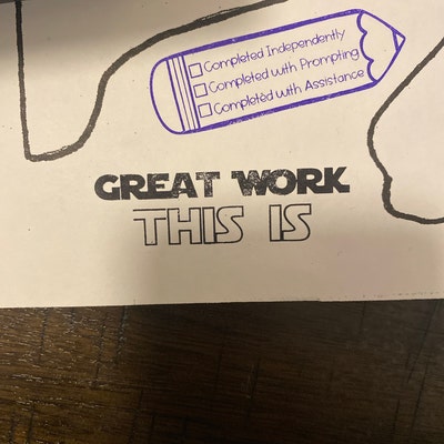 Checklist Stamp, Pencil Stamp, Completed With...self-inking Teacher ...