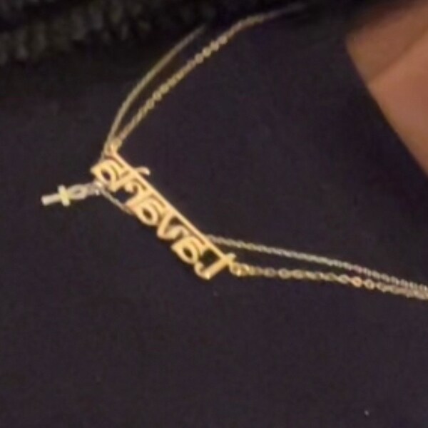 Script Name Necklace, Children Name Necklace for Mom, Meaningful Gift ...