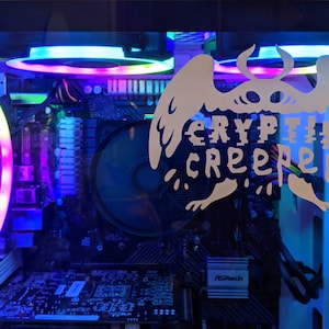 Cryptid Creeper Decal MULTIPLE STYLES AVAILABLE Mothman, Jersey Devil ...