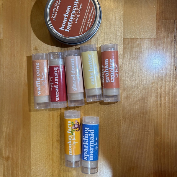 Movie Theater Popcorn Flavored Lip Balm, Vegan Lip Balm, Hot Buttered ...