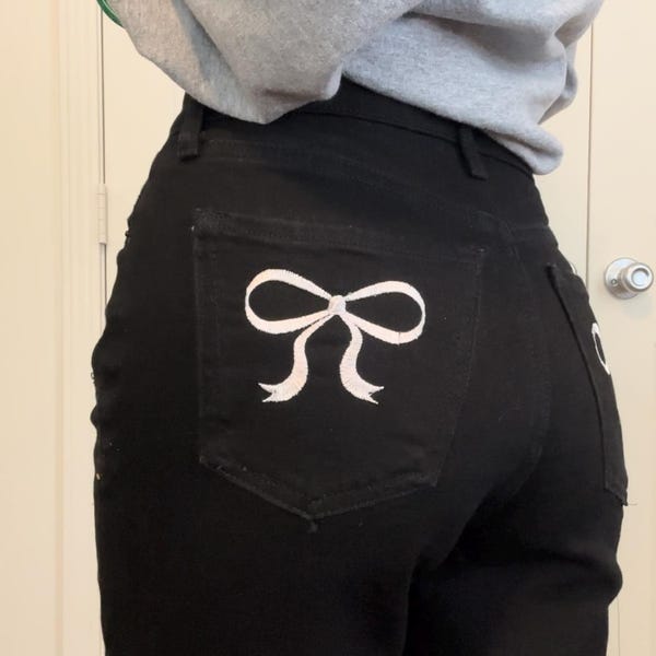 4 Mini Bow Embroidery Design, 7 Sizes, Mini Bow Machine Embroidery ...