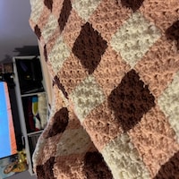 Gingham / Check Corner to Corner, C2C, Blanket Crochet Pattern, 2 Patterns in One (gingham ...