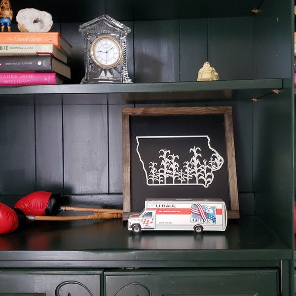 Iowa Corn Stalk Sign | Iowa State Sign | House Warming Gift Idea ...