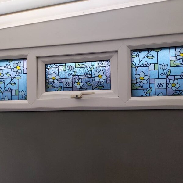 Frosted Bubble Free Window Film Decals Stickers for Glass Screens ...