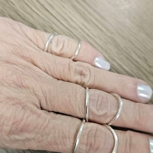 Arthritis Finger MCP Joints Splint Brass or Sterling Silver Hammered ...