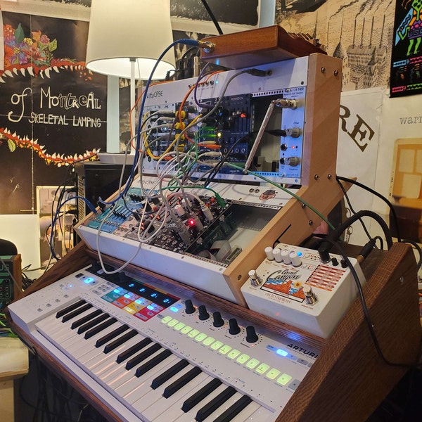 Arturia Keystep Desktop Synth Stand. Wooden Rack for Keystep 32 / 37 ...