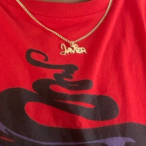 Name Necklace for Men, Personalized Men's Necklace, Men Name Plate ...