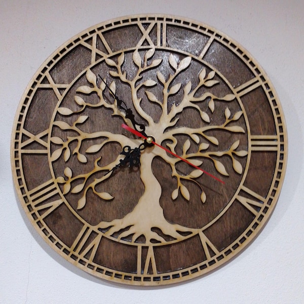 Cnc Files Wall Clock Sun And Moon Model Vector Graphic Dxf Ai Svg