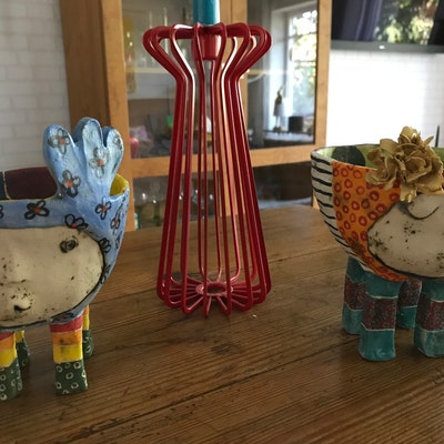 Whimsical Ceramic Figure Cute Ceramic Ornament Funky Ceramic - Etsy