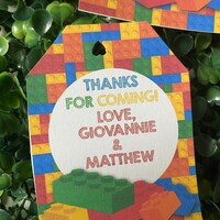 Editable Building Blocks Favor Tags, Printable Building Bricks Thank ...