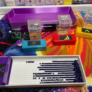 Drill Tray Interchangable Containers 3D Printed for Diamond Painting - Etsy