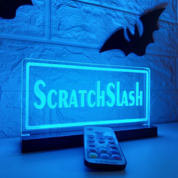 Personalized Gamertag Light Sign,custom Gamer Tag Sign, Personalized ...