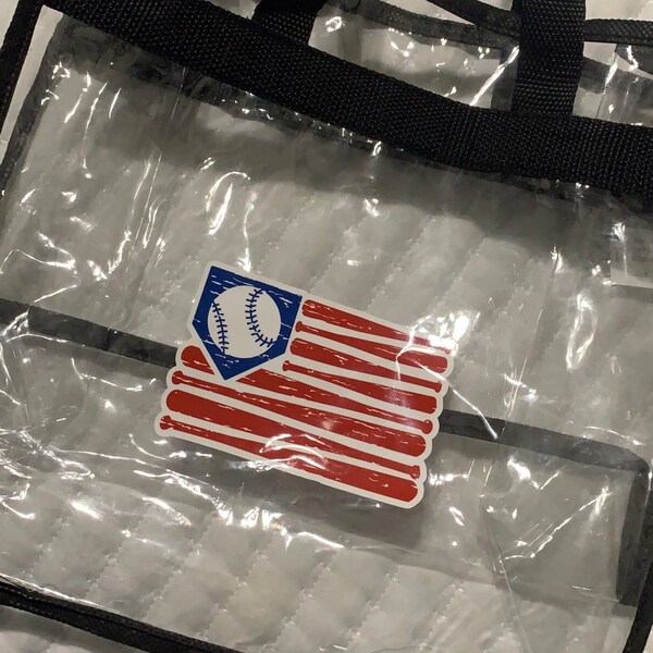 Baseball, Flag, Sticker, Stickers - Etsy