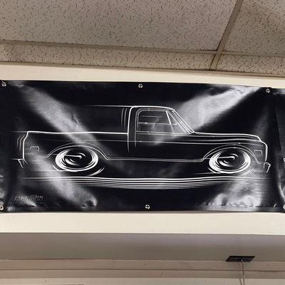 88-98 Chevy Truck Banner Chevrolet GMC OBS C1500 1988 1989 1990 1991 ...