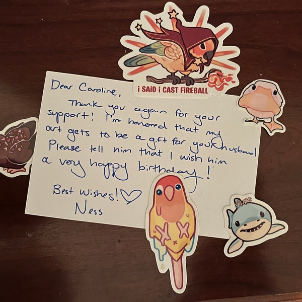 Dnd Class Bird Stickers / Dnd5e Sticker / Pathfinder Sticker / TTRPG ...