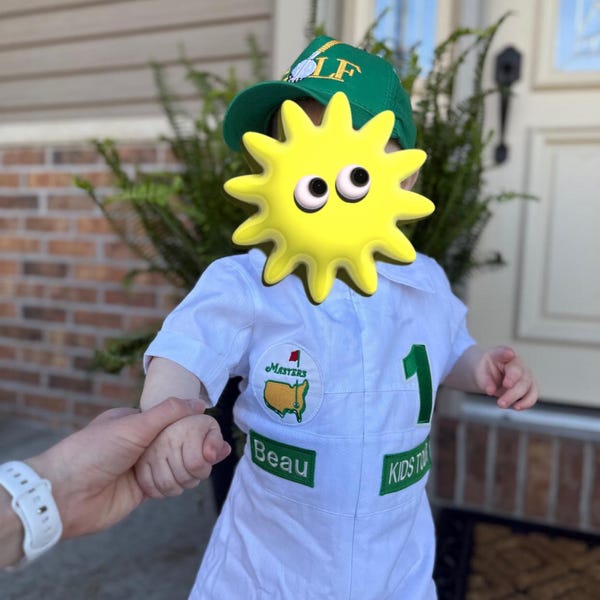 Personalized Golf Shorts-long Caddy Outfit for Kids*toddler Golf White ...