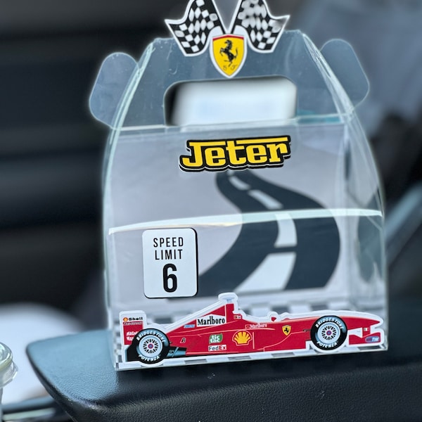 Race Car Favor Boxes: Racing Birthday Party Goody Bags - Set of 6 - Etsy