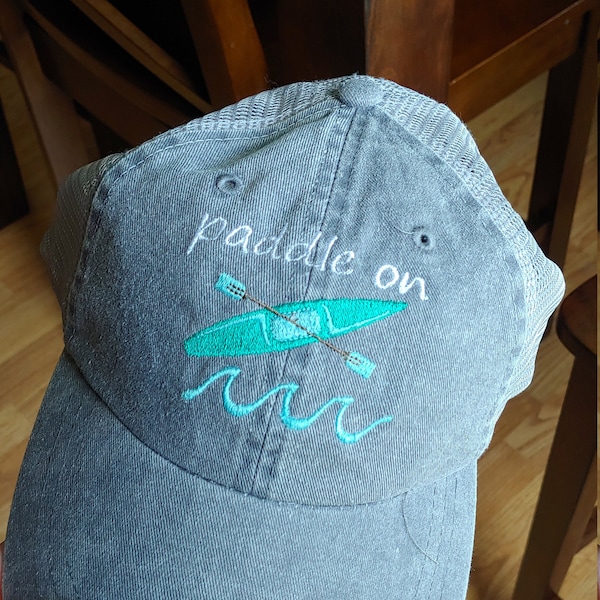 Paddle on Kayak Hat - Etsy
