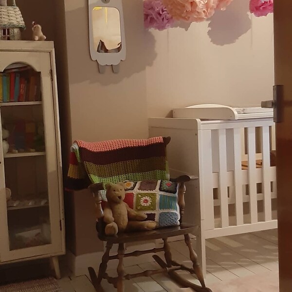 Green Rag Rug- Recycled Cotton Rags- 70x105cm - Etsy UK