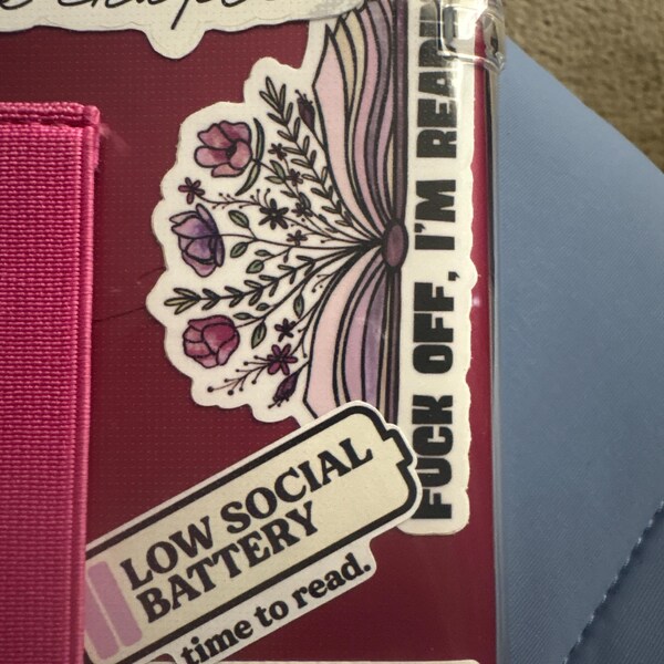 Polin Sticker Set , Penelope and Colin, Large Waterproof Bookish ...