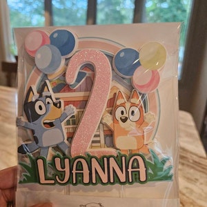 Bluey Cake Topper - Etsy