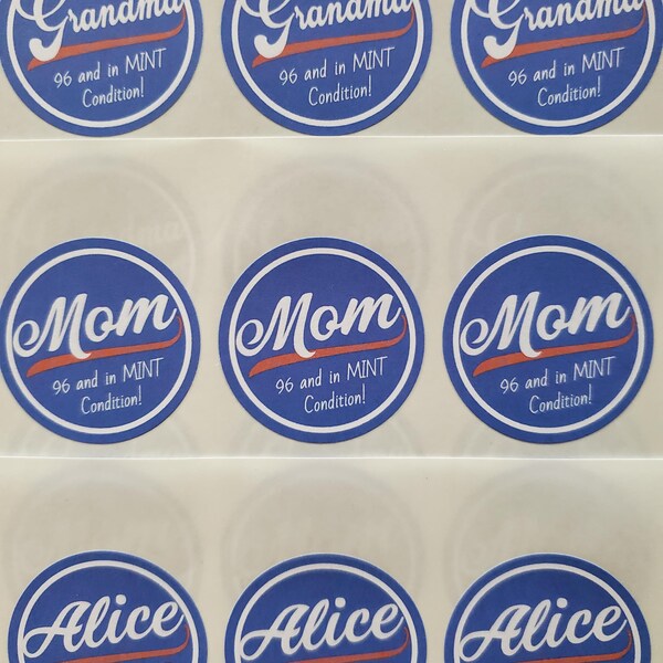 Retiremint Favor Stickers - 30 York Peppermint Patty Inspired Stickers ...