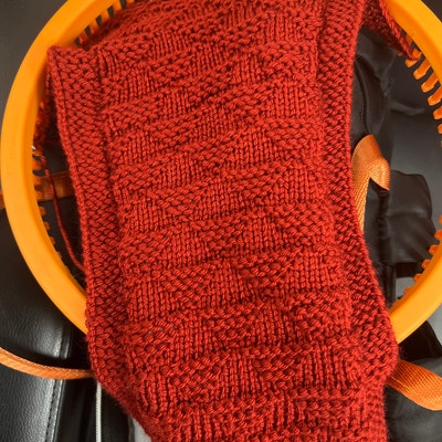 Loom Knitting PATTERNS : the Basket Rib Stitch Aka Speckled Slip Stitch ...