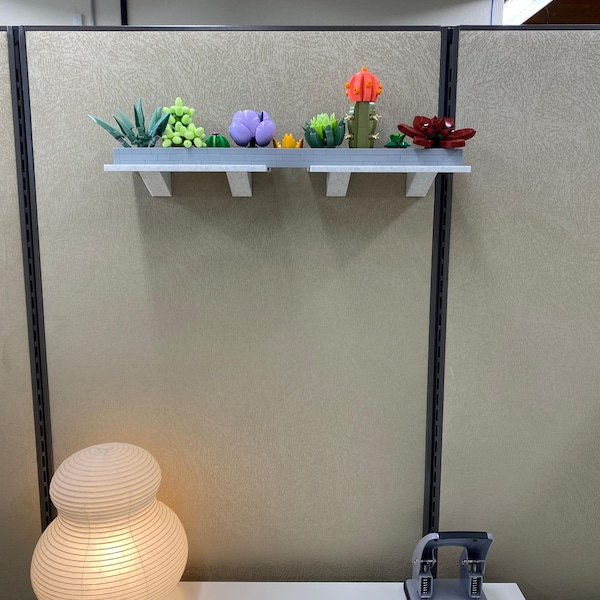 Cubicle Fabric Wall Shelf 3D Printed PLA Plastic - Etsy