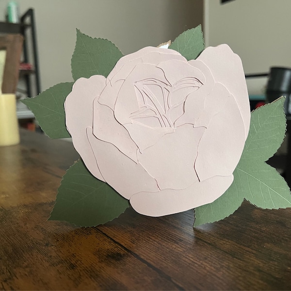 Paper Flower Sepal Template Stemming Base Leaf for Small or Rolled ...