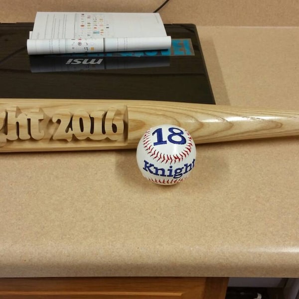 Personalized 35in Baseball Bat Deep Carved - Etsy