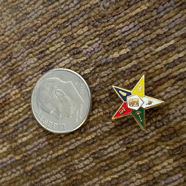 Order of the Star Eastern Star Lapel Pin - Etsy