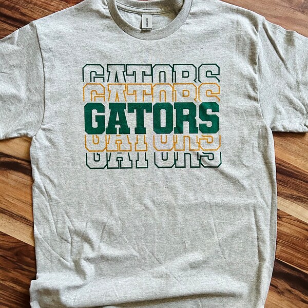 Green Gators Sublimation Design, PNG and SVG Digital Download, Gator ...